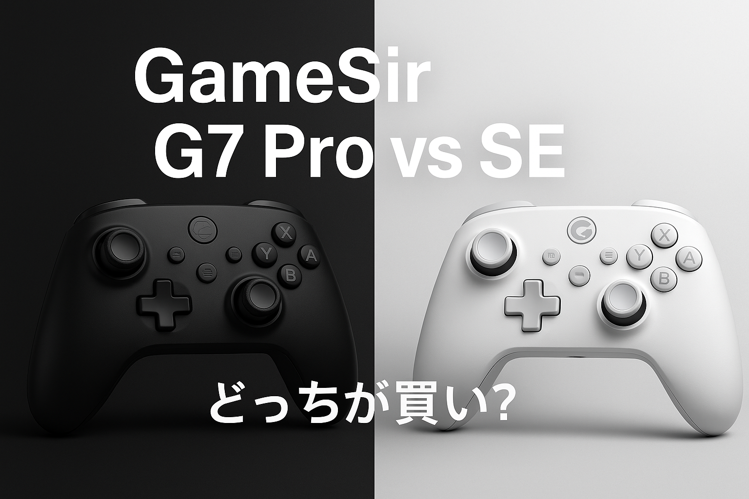 GameSir G7 Pro vs G7 SE 徹底比較｜FPS強化・背面ボタン・スティック精度の違いを専門レビュー - SEFP Journal